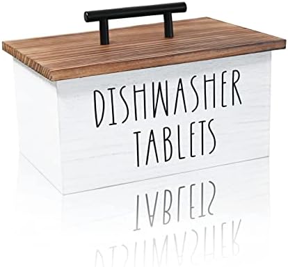 Amazon.com: Dishwasher Pod Container, Farmhouse Dishwasher Pods Holder ...