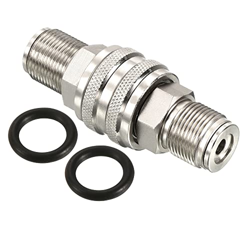 PATIKIL Hydraulic Quick Connect Coupler, 1 Set M22x1.5mm Male Thread ...