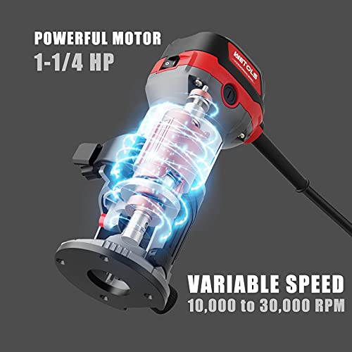 Routers Fixed/Plunge Base Kit Must Have Woodworking Tools with Carrying ...