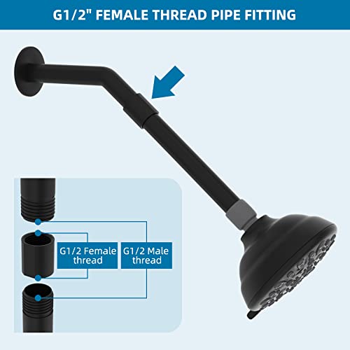 Snapklik.com : Brass Pipe Fitting 1/2 Inch G Female Thread, Shower ...