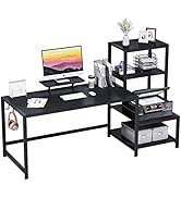Amazon.com: GreenForest Printer Stand with Storage Shelf, 49.2 inch ...
