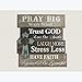 Young's Inc Wood Pray Big Wall Sign with Cross, 21.75-Inch : Amazon.ca ...