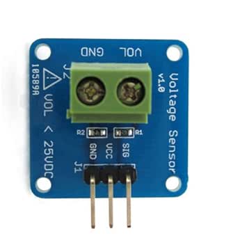 Amazon.com: 1pcs módulo de sensor de voltaje DC Detector de voltaje ...