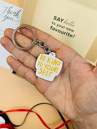 Perin Self Love Empowerment Keychain 'Be Kind to Yourself' Reminder for ...
