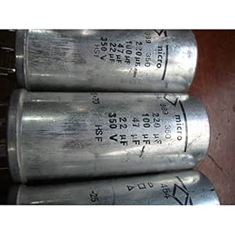 Micro condensateur d'ampli 350V 220UF + 100UF + 47UF + 22UF, 1 pièce ...