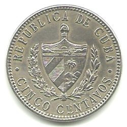1915 Cuba 5 Centavos Coin KM#11.1 at Amazon's Collectible Coins Store