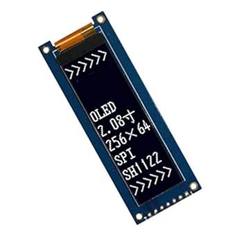 Amazon.com: 2.08 inch OLED LCD display module 256 x 64 driver SH1122 ...