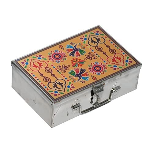 Generic Stainless Steel Storage Boxes,Cash, Pooja Peti,Organizer ...