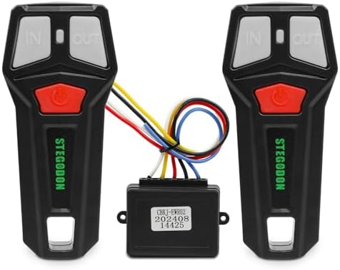 Amazon.com: X-BULL New Wireless Winch 2 Remote Control Kit Handset ...