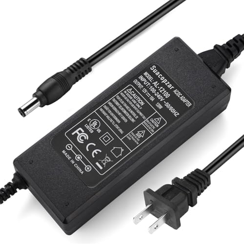 Amazon.com: AC 100-240V to DC 12V 10A Power Supply Adapter Converter ...