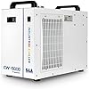 Amazon.com: S&A CW-5000 DG Industrial Water Chiller 7L 1.14HP 2.64gpm ...