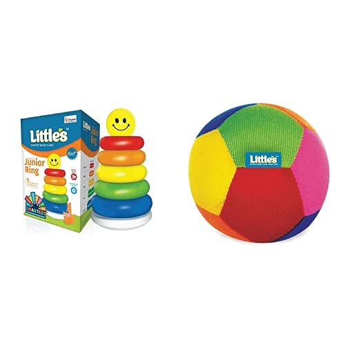Little's Cotton Junior Ring (Multicolour) & Baby Softball Ball ...