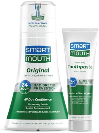 Amazon.com : SmartMouth Premium Toothpaste, Travel Friendly 3.4 Ounce ...