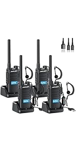 JUCJET Walkie Talkies 2023 Upgraded 88E Walkie Talkie Long Range for ...