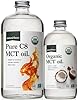 Amazon.com: Natural Force Organic Pure C8 MCT Oil – Liquid MCT Oil in Glass Bottle Container ...