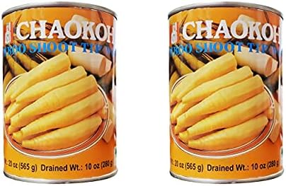 Amazon.com : Chaokoh Bamboo Shoot in Water (Strip) 565g, 2 Pack ...