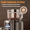 KENT Plastic Coffee Bean Grinder 150 W,Burr Grinding System Maintains ...