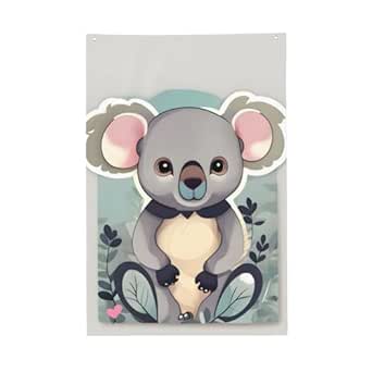 Nezih Lovely Koala Print Garden Flag Military Gift Deck,Patio,Mailbox ...