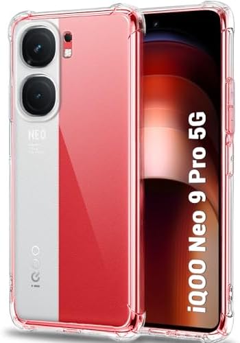 TheGiftKart Shockproof Back Cover Case for iQOO Neo 9 Pro 5G | Raised ...