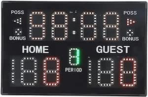 Amazon.com: Keep Score with Our Basketball Digital Scoreboard & Remote ...