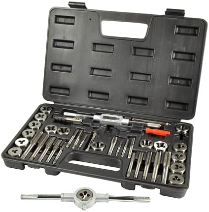 Gewindeschneider Set 40 teilig Zollgewinde SAE Gewindebohrer zöllig Gewindeschneidsatz 40 Teile ...
