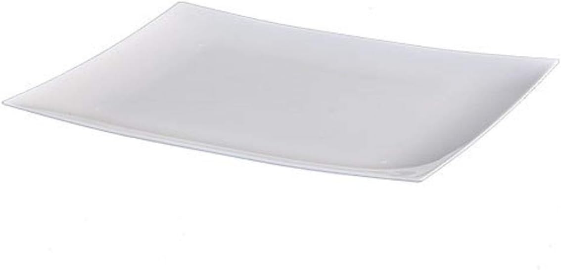 Amazon.com: Lillian 9 X 6-7/8 Inch Rectangular Plastic Plates, 10 Count ...
