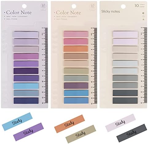 ExeQianming Page Markers, Sticky Index Tabs, 600 Colored Sticky Index ...