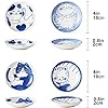 Amazon.com | 4 Pcs 4 Inches Cute Cat Soy Sauce Dish,Ceramic Cat Bowls ...