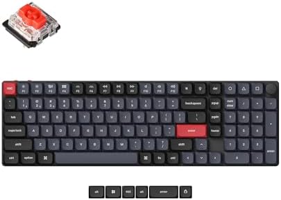 Keychron K17 Pro Low-Profile QMK/VIA Custom Wireless Mechanical ...