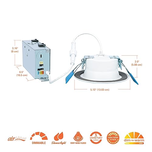 Snapklik.com : HALO RL 4 Inch Canless Recessed Integrated LED Downlight ...