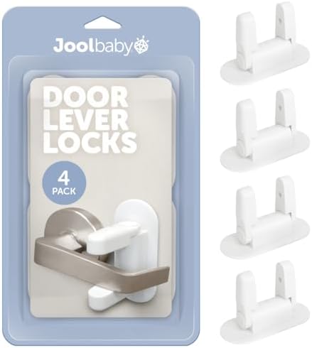 Childproof Door Lever Lock (4 Pack) for Door Baby Proofing - Child ...