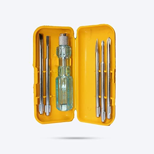Agam Hand Tools 5 in 1 All-Purpose Repair Screw Driver Tool Kit with ...