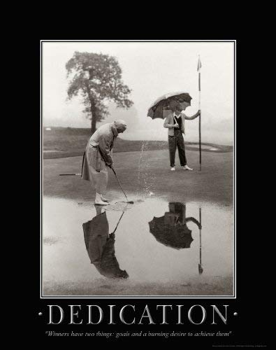Dedication Motivational Poster