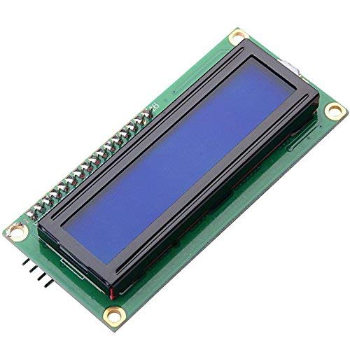 Qume Electronics 16x2 LCD Display Blue Alphanumeric Display (JHD162A ...