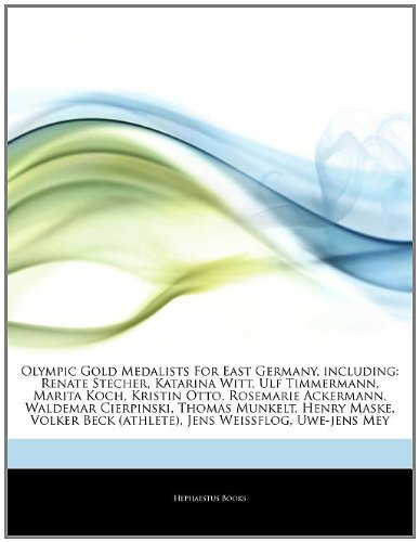 Amazon | Articles on Olympic Gold Medalists for East Germany, Including ...