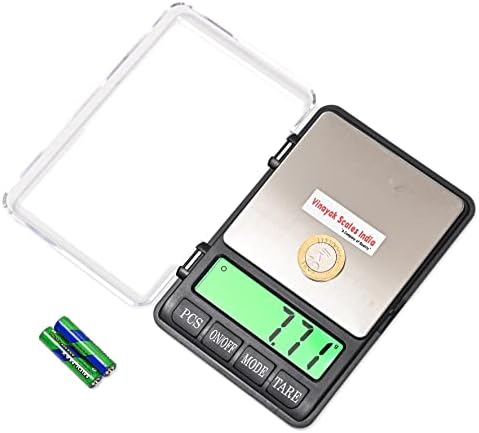 Digital Weighing Scale 1 Kg Capacity With 100 MG Accuracy : Amazon.in ...