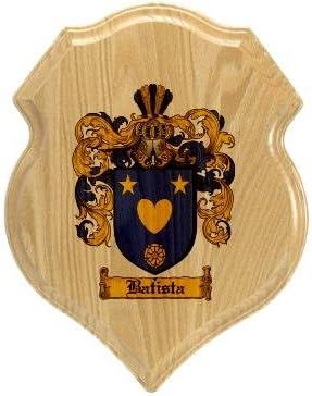 Amazon.com: Batista Coat of Arms Plaque / Family Crest Plaque : Home ...