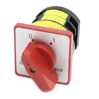 Rotary Cam Control Electrical Universal Changeover Switch 2 Pole 2 ...