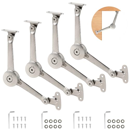 LALAGO Pack of 4 Lid Support Hinges, 180 Flap Holder, Flap Fitting ...