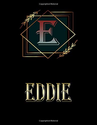 Buy Eddie: Personalized Name Sketchbook.Monogram Initial Letter E ...