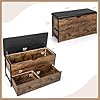 Amazon.com: Giantex Storage Bench with Flip Top Storage Chest, 2 ...