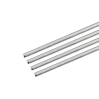 MECCANIXITY Fully Threaded Rod M5 x 500mm 0.8mm Thread Pitch 304 ...