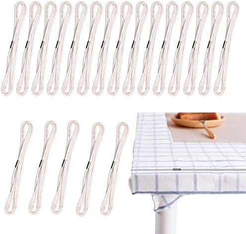 ZGQHZR 20Pcs Bungee Grips Elastic Bands Tablecloth Strap Band Table ...