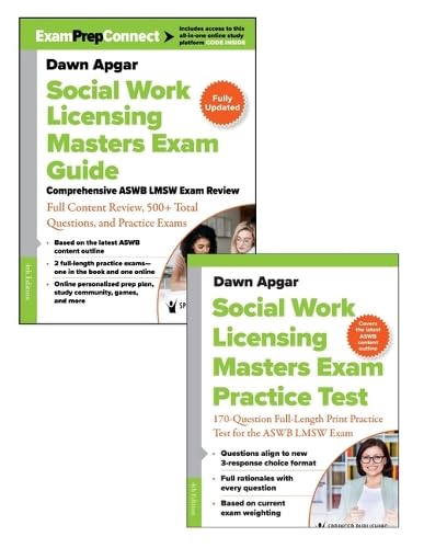 Social Work Licensing Masters Exam Guide and Additional Print Practice ...