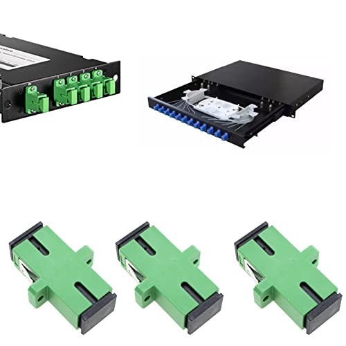 YINETTECH 10pcs Adaptateur Fibre Optique Monomode SC Femelle à SC ...