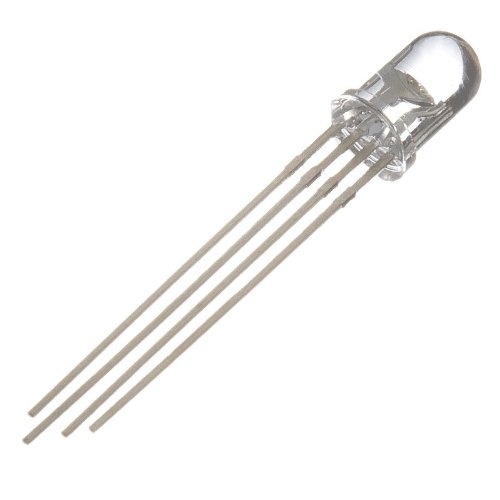 VASAVI 5 mm RGB LED 4 Leg Common Anode, Clear (10 Pieces) : Amazon.in ...