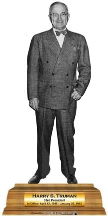 Amazon.com: HP25033 Harry S Truman Pedestal Cardboard Cutout Standup ...