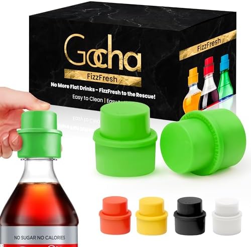 Amazon.com: GOCHA Gadgets | 2 PCS Soda Bottle Stopper | Silicone Bottle ...