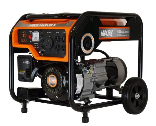 MM4350C Portable Generator, Orange - Justportablegenerators.com