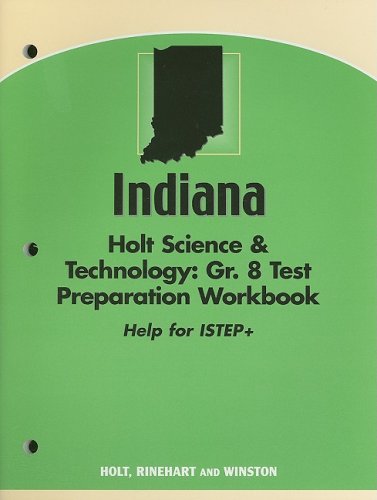 Science and Technology Indiana: Istep Test Prep Grade 8: Holt, Rinehart ...